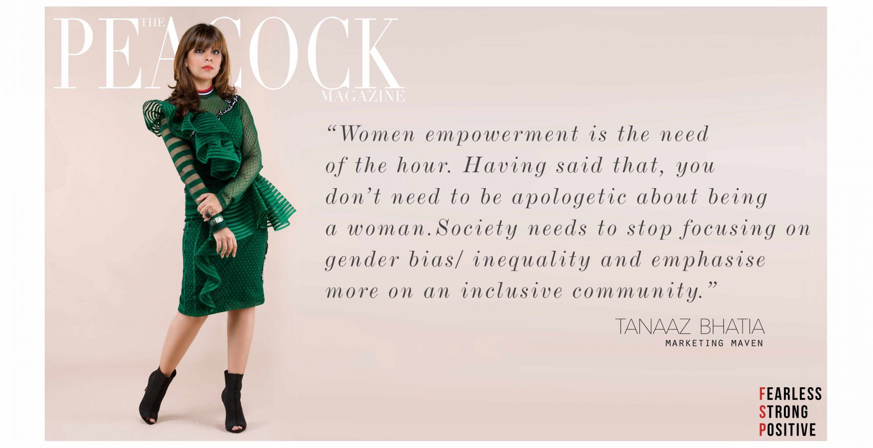 TANAAZ BHATIA - The Peacock Magazine The Peacock Magazine