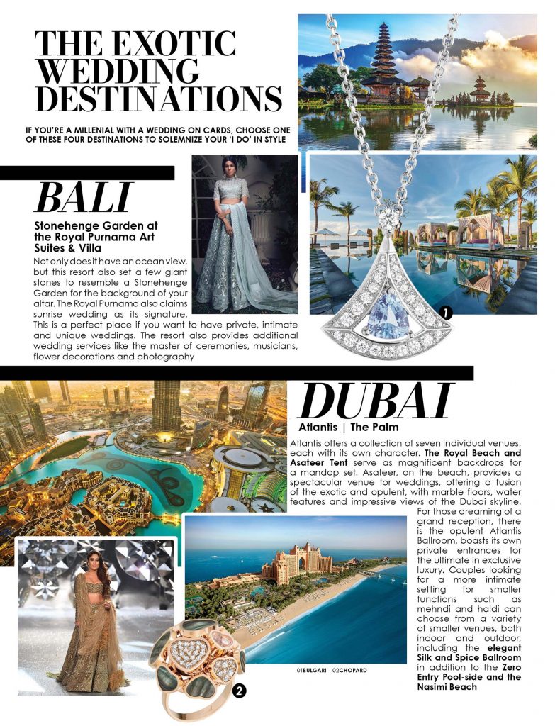 THE EXOTIC WEDDING DESTINATIONS