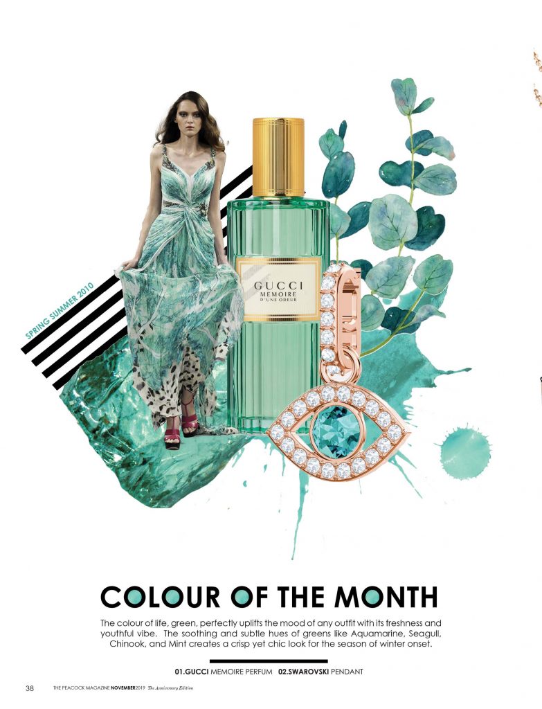 COLOUR OF THE MONTH NOV/DEC, 2019 The Peacock Magazine