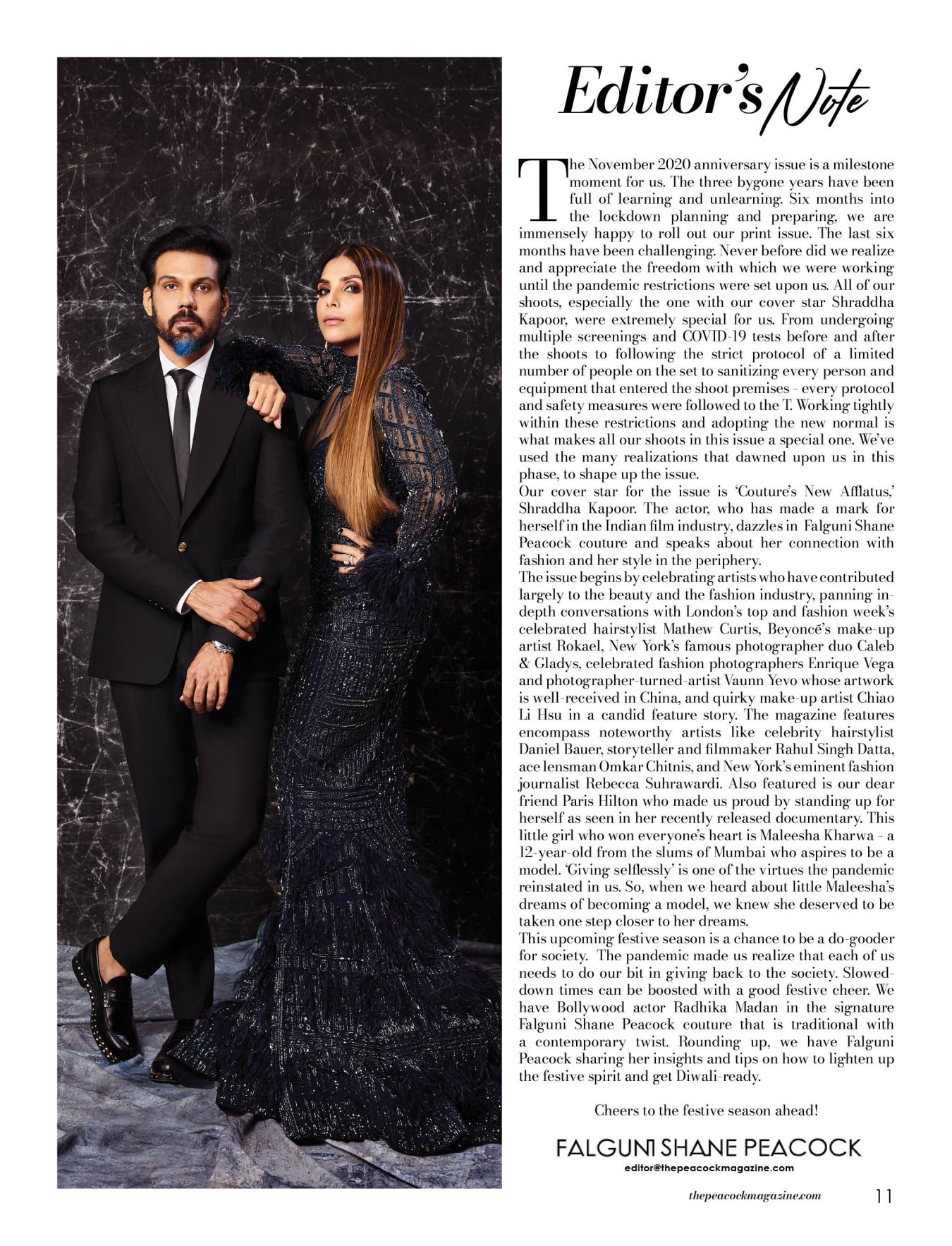 NOV 2020 | EDITORS NOTE