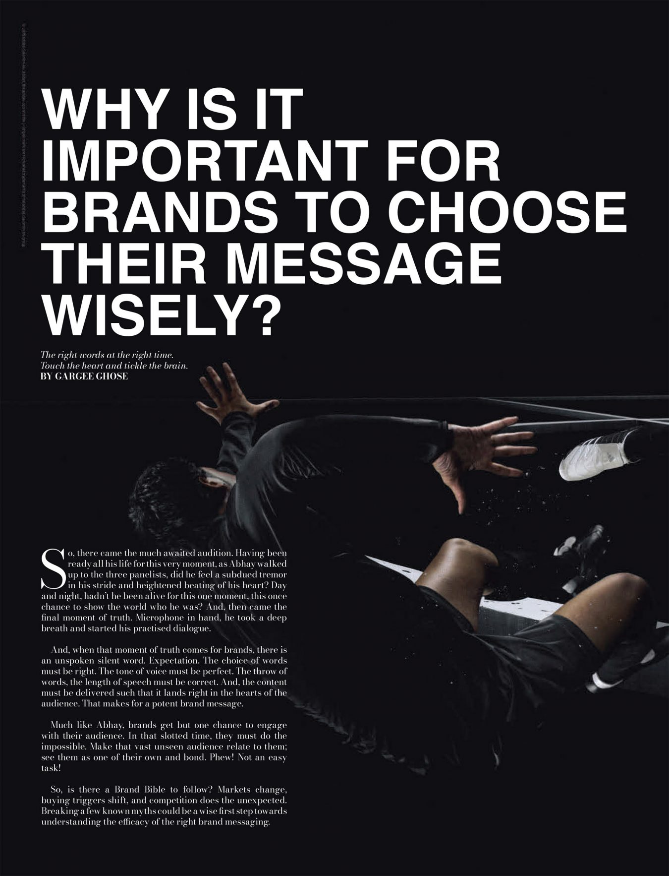 WHY IS IT IMPORTANT FOR BRANDS TO CHOOSE THEIR MESSAGE WISELY?