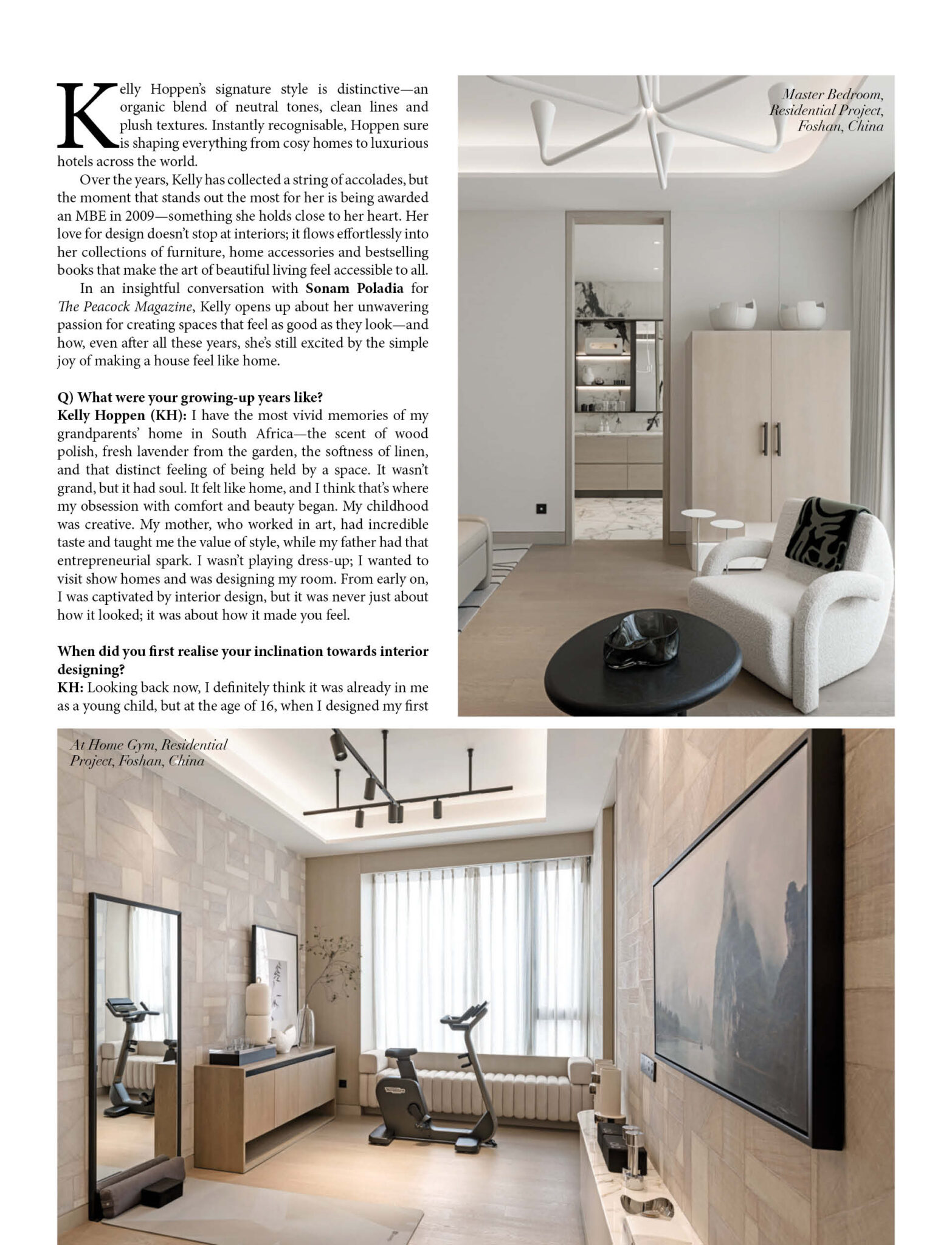 Kelly Hoppen CBE on Design, Interiors & Timeless Style